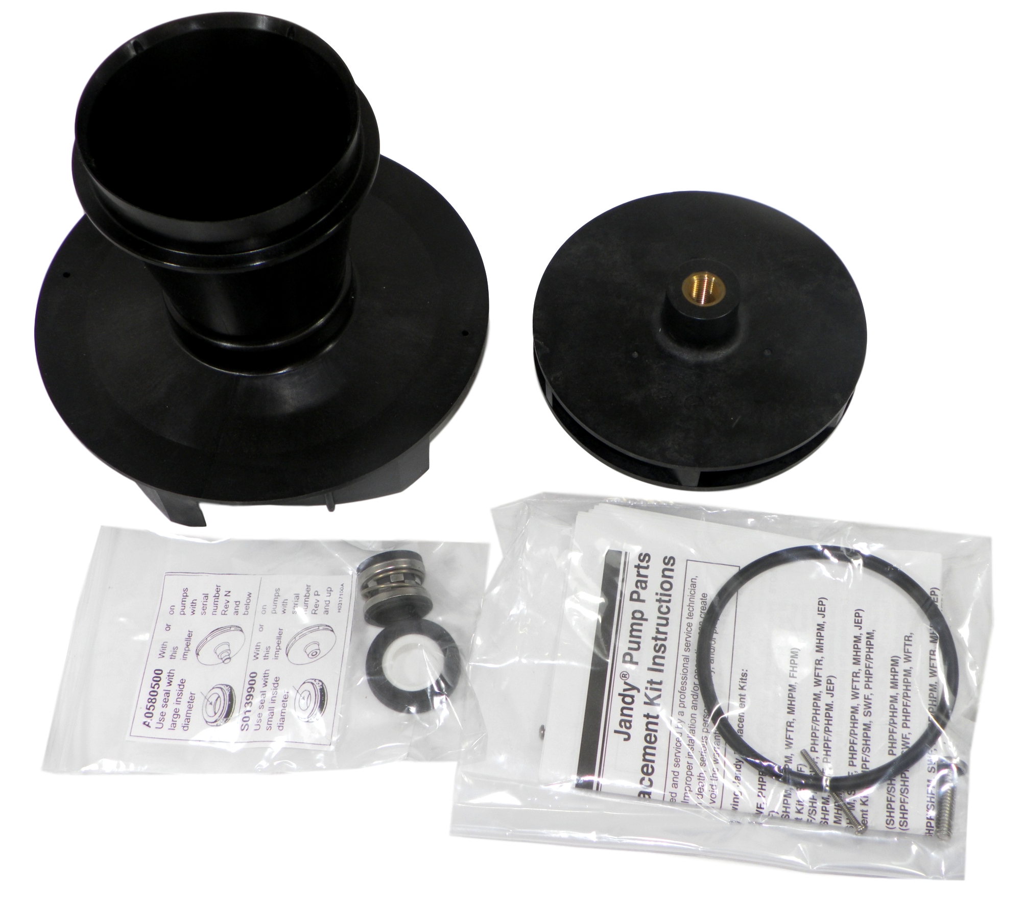 Zodiac Pool Solutions Zodiac R0445308 1HP Impeller & Diffuser W/ Screw ...