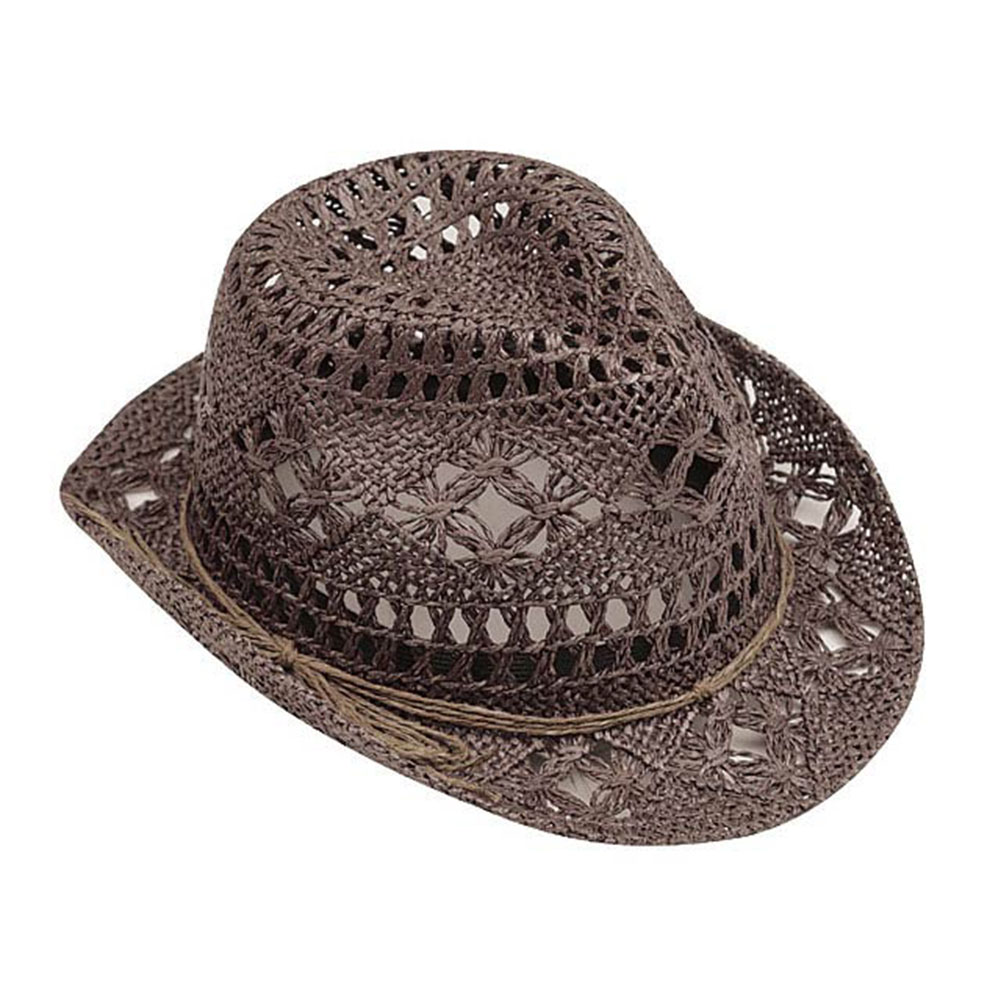 LADIES' TOYO JACQUARD FEDORA HAT | eBay