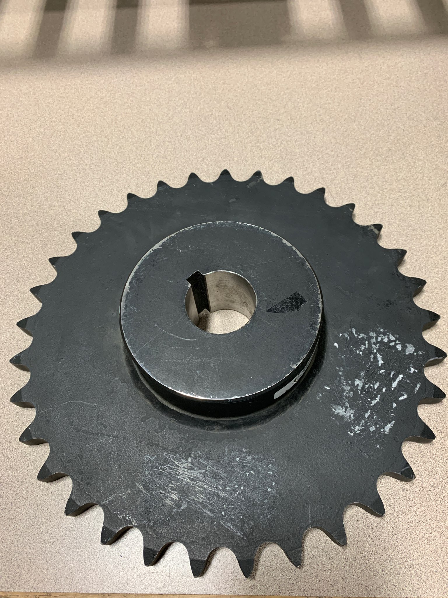 Martin Roller Chain Sprocket, Bored-to-Size, Type B Hub, Single Strand ...