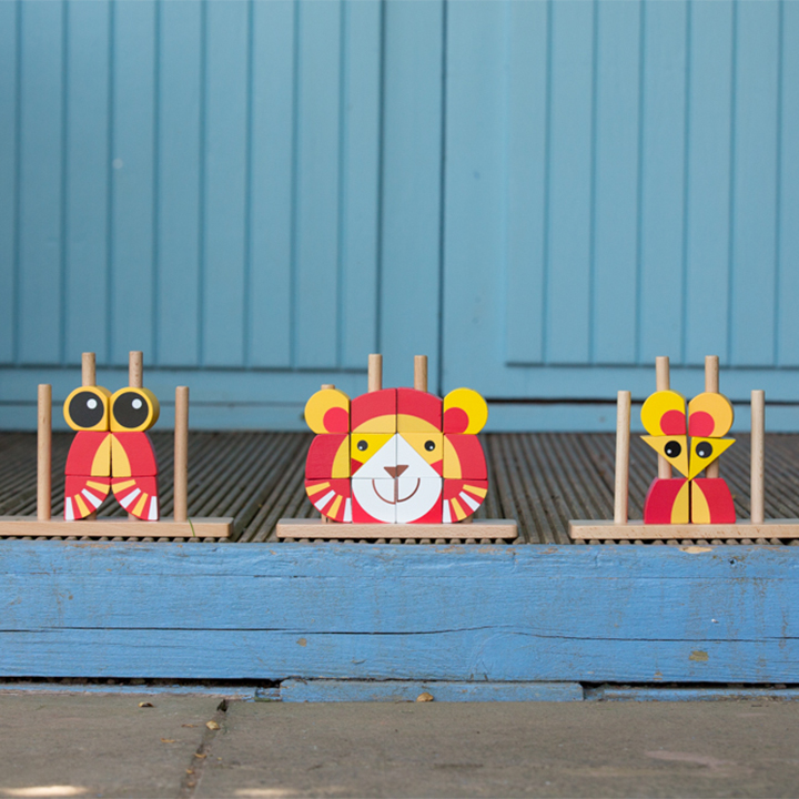 Lion Block Set Classic World Puzzle Blocks for sale online | eBay