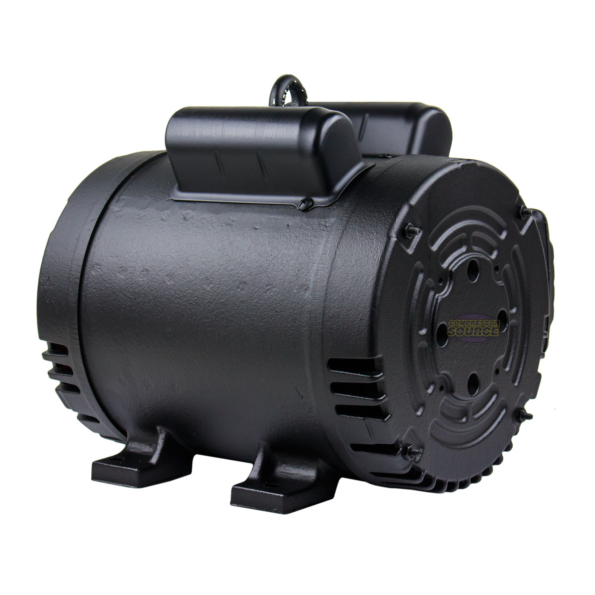 5 HP Air Compressor Duty Electric Motor 184T 1745 RPM 1 Phase Manual ...