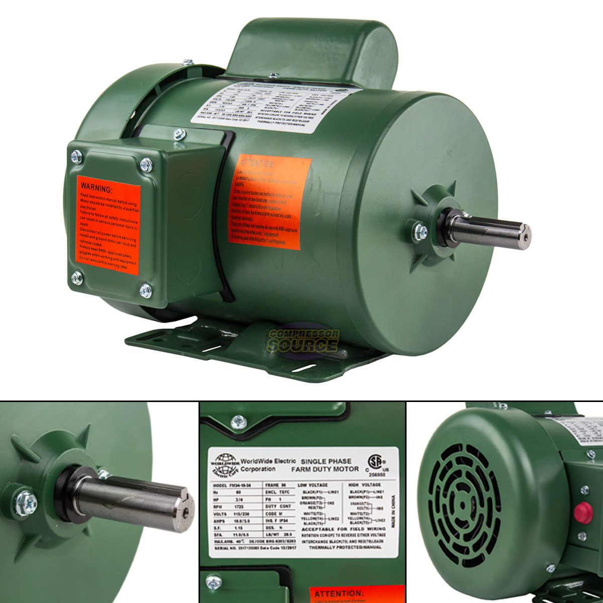 What Does Frame 56 Mean On Electric Motor