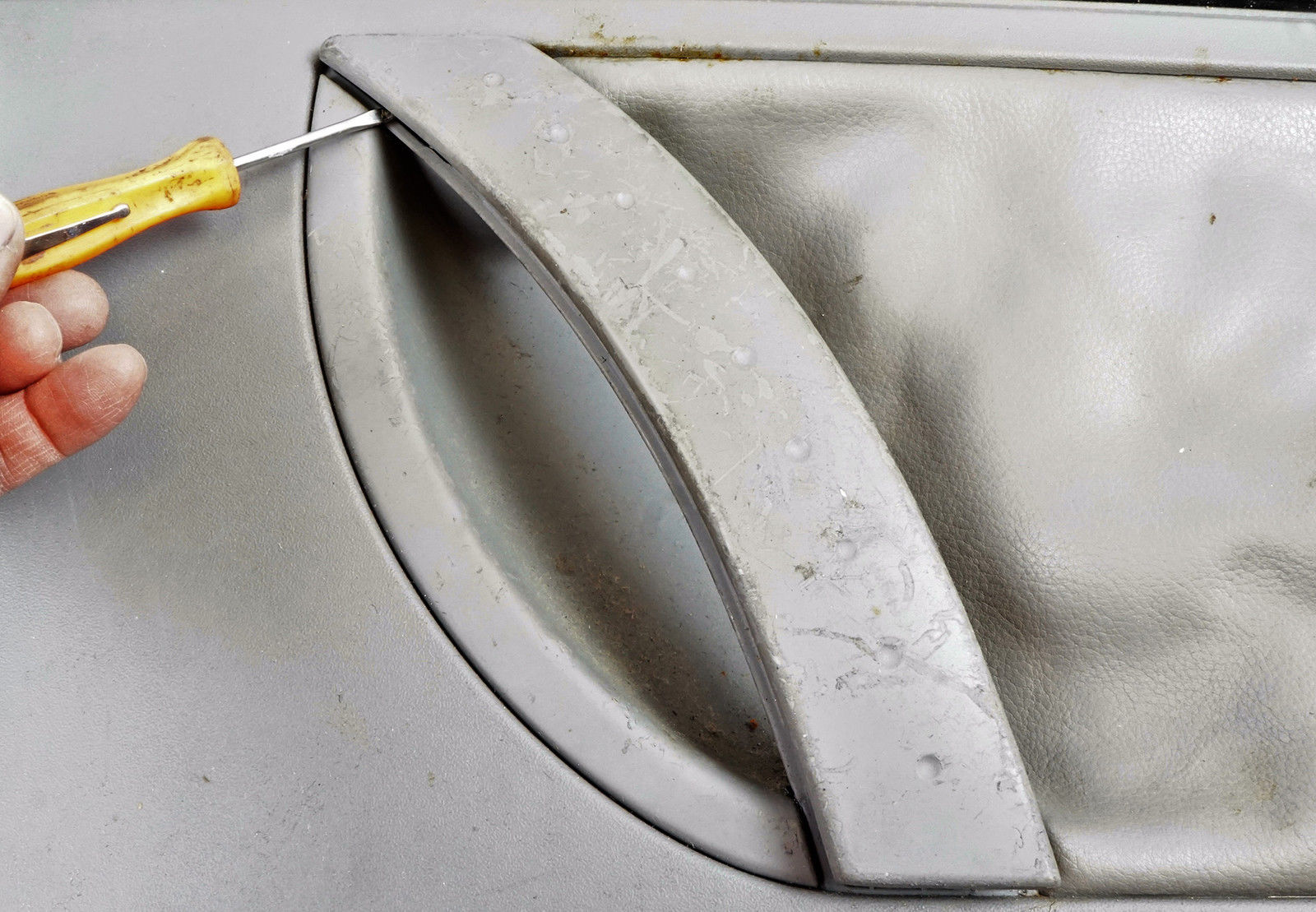 Front Right Metal Reinforced Door Panel Door Handle Chrome Repair Kit front-right-metal-reinforced-door-panel-door-handle-chrome-repair-kit