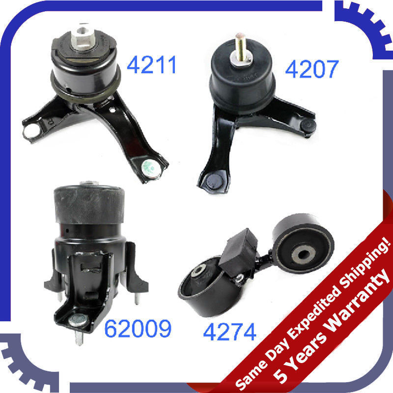 MotorKing For 2007--2011 Toyota Camry 2.4L Engine Motor & Trans Mount ...