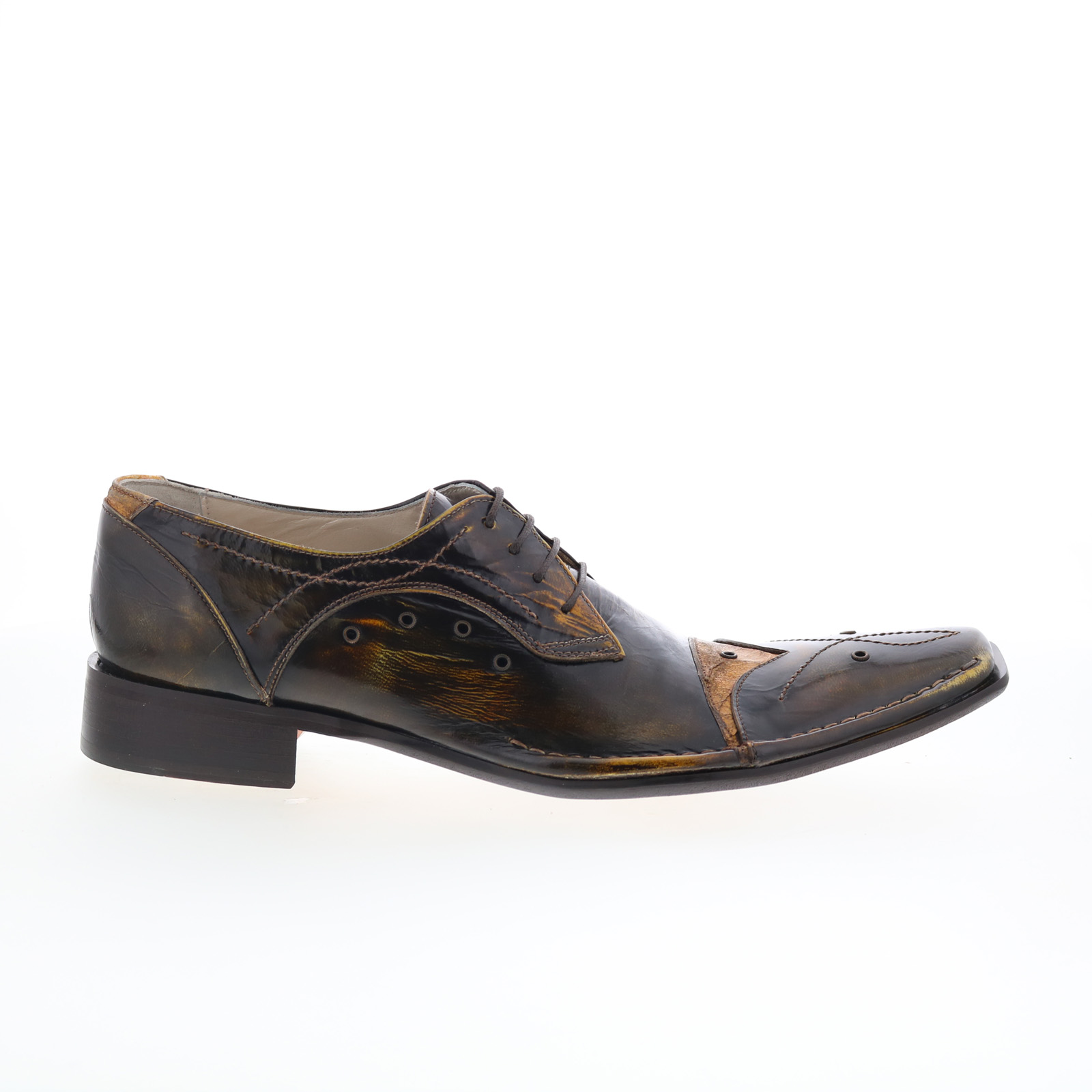 Ghost Marmo 1704 Mens Brown Leather Lace Up Oxfords & Lace Ups Casual ...