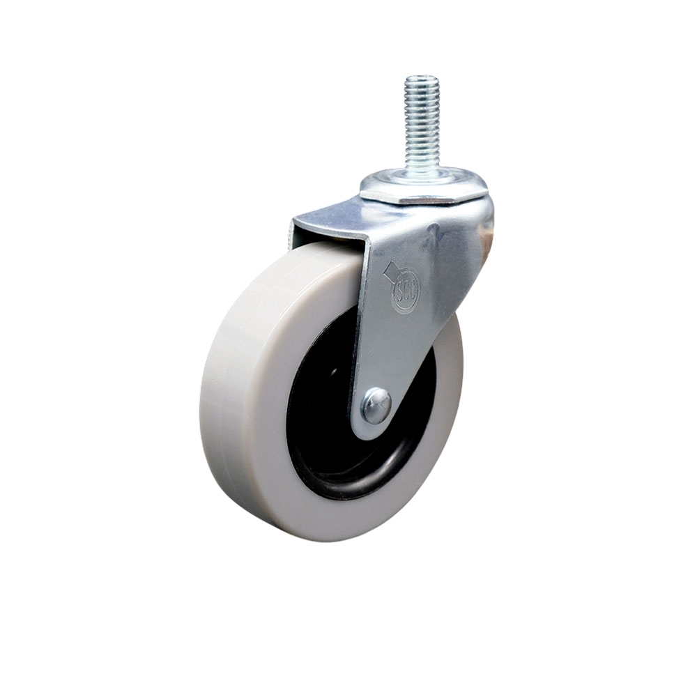 Service Caster - 3 Inch Swivel Thermoplastic Rubber Caster and 10mm - 1 ...