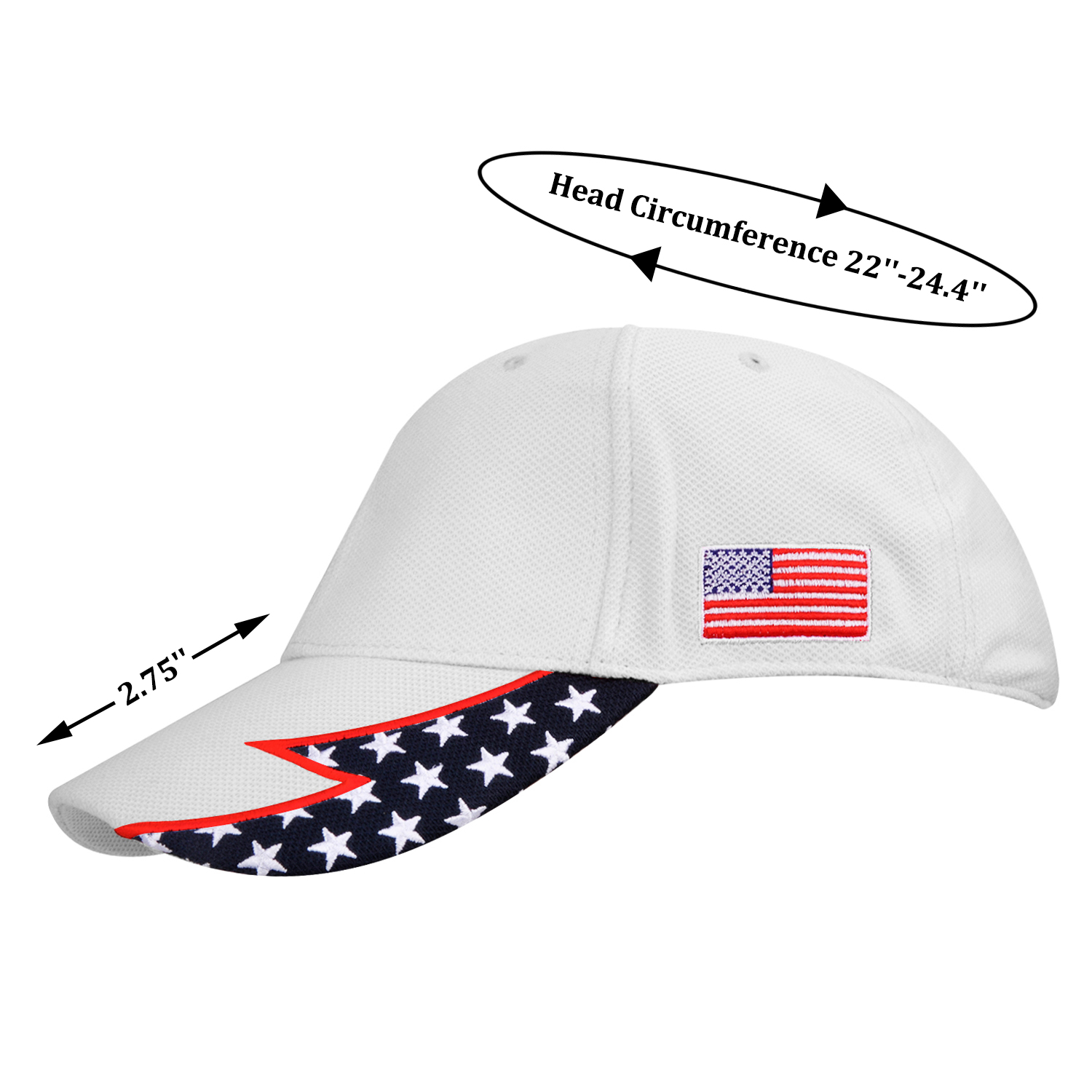 USA Flag Baseball Cap for Men Women Sun Protection Trucker Hat American ...