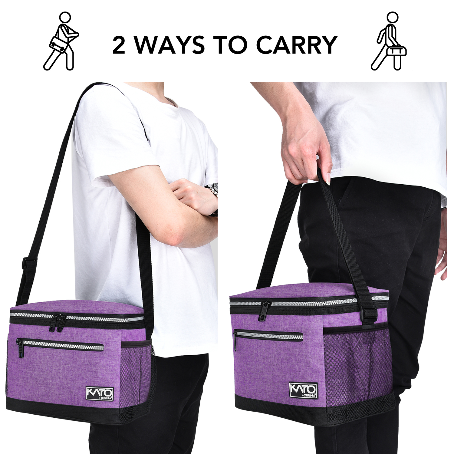 Leakproof Lunch Box For Work School Kato Insulated Lunch Bag ...