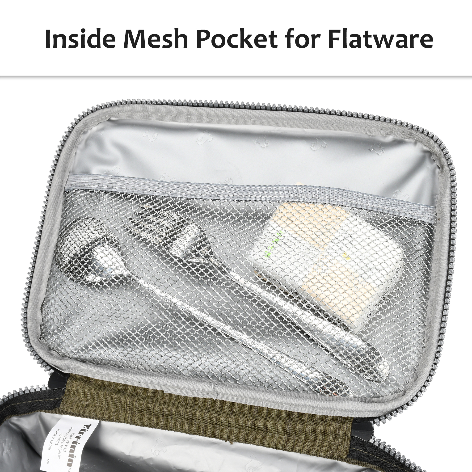 Insulated Lunch Bag Adult Small Lunch Box For Work Office School Men ...