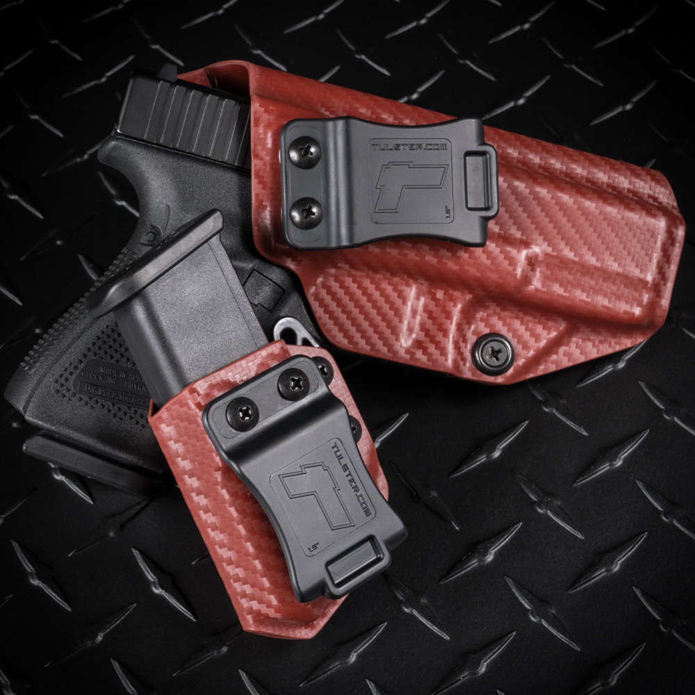 NEW Tulster Echo Mag Carrier - Universal .45ACP Double Stack IWB/OWB - AMBI | eBay