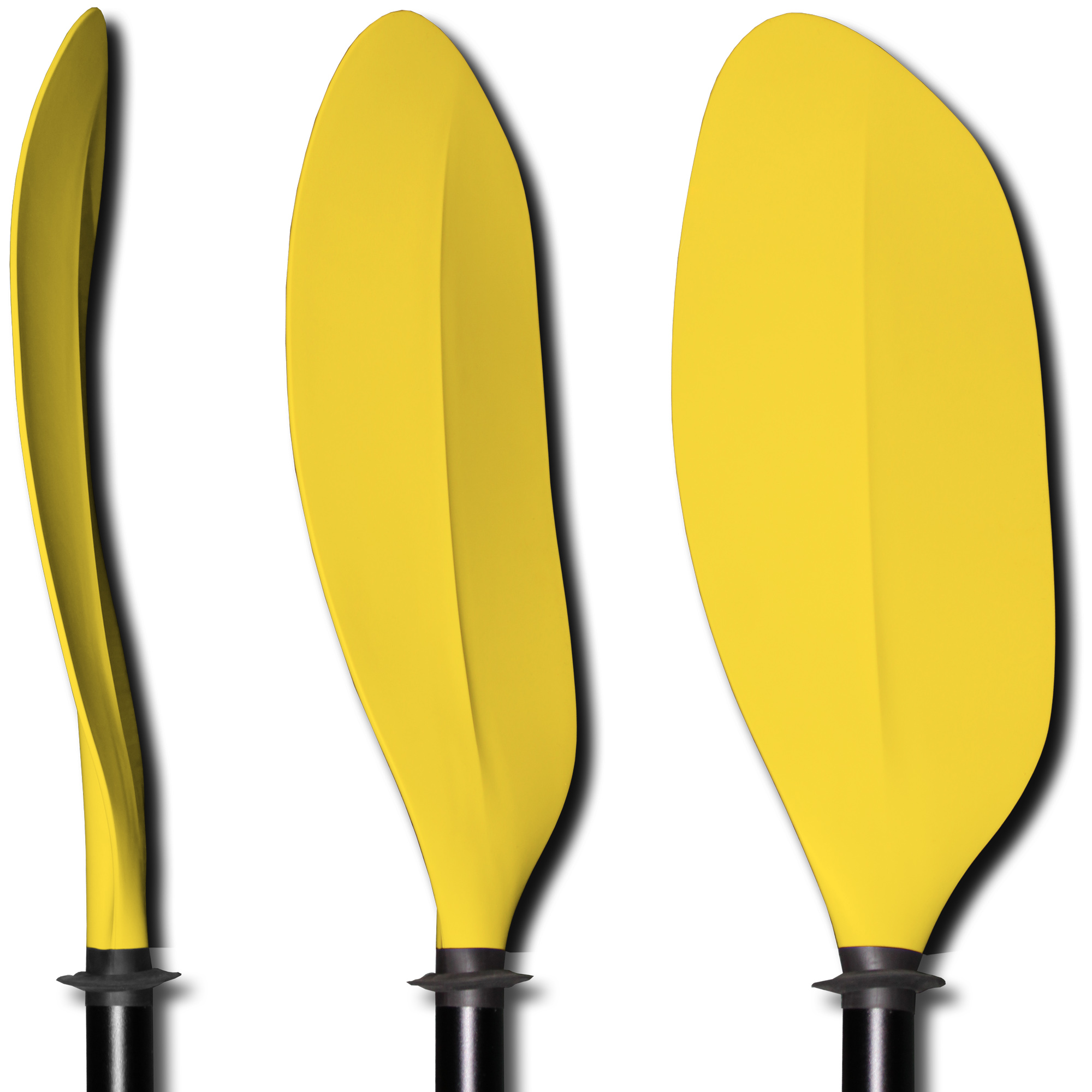 Kayak Paddle Curved Blade 205 Cm Yellow Hardcore Water Sports for sale ...