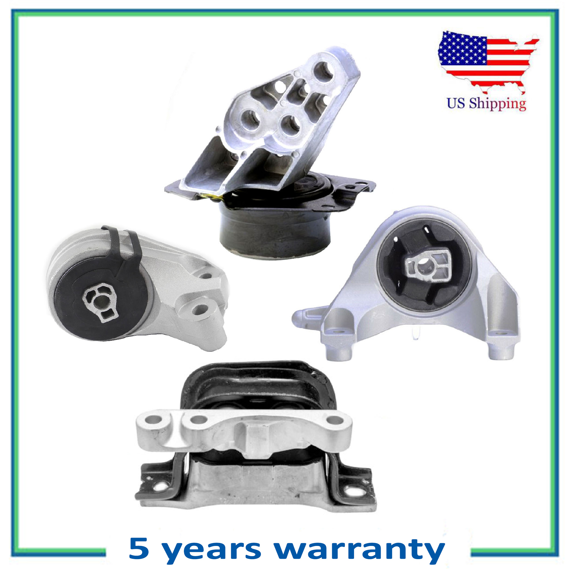For Chevy 10-17 Equinox / for GMC Terrain Engine & Trans Mount 3.0L 3 ...