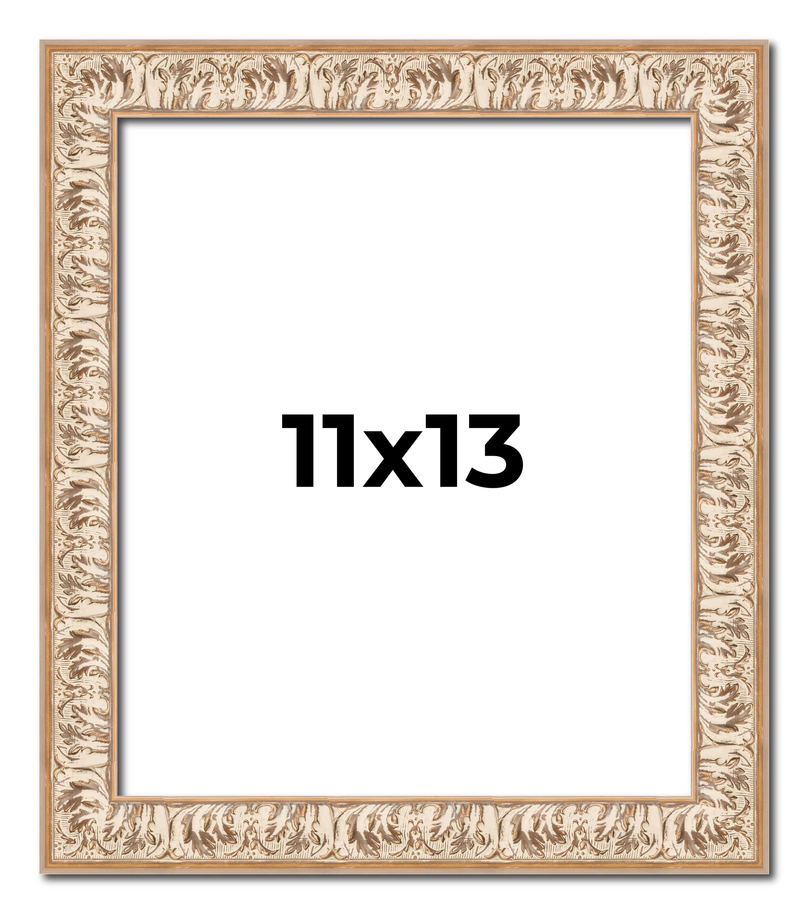 11x13 Frame White Real Wood Picture Frame Width 1.5 inches | Interior ...