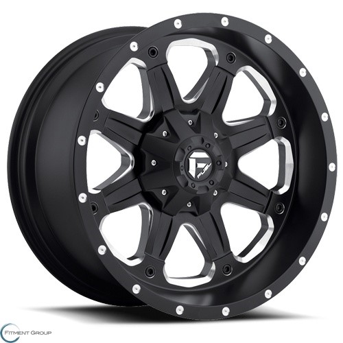 16" Fuel Boost D534 Matte Black Milled Wheel 16x8 6x5.5 01mm Lifted ...