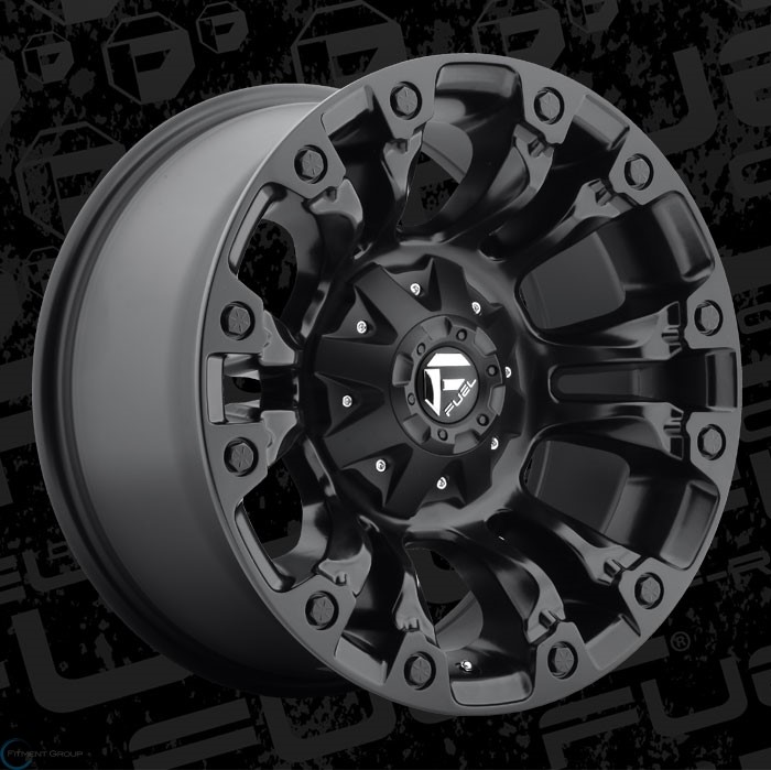 20x10 Fuel D560 Vapor Matte Black 8x170 -18mm Set of 4 Wheels Rims for ...
