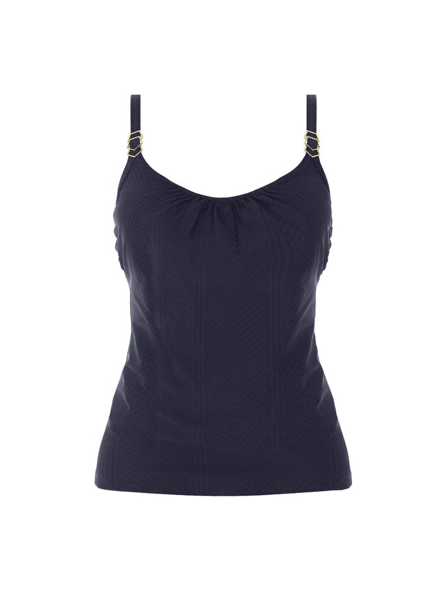 Fantasie Long Island Fs6904 W Underwired Scoop Neck Tankini Top Ink 34g
