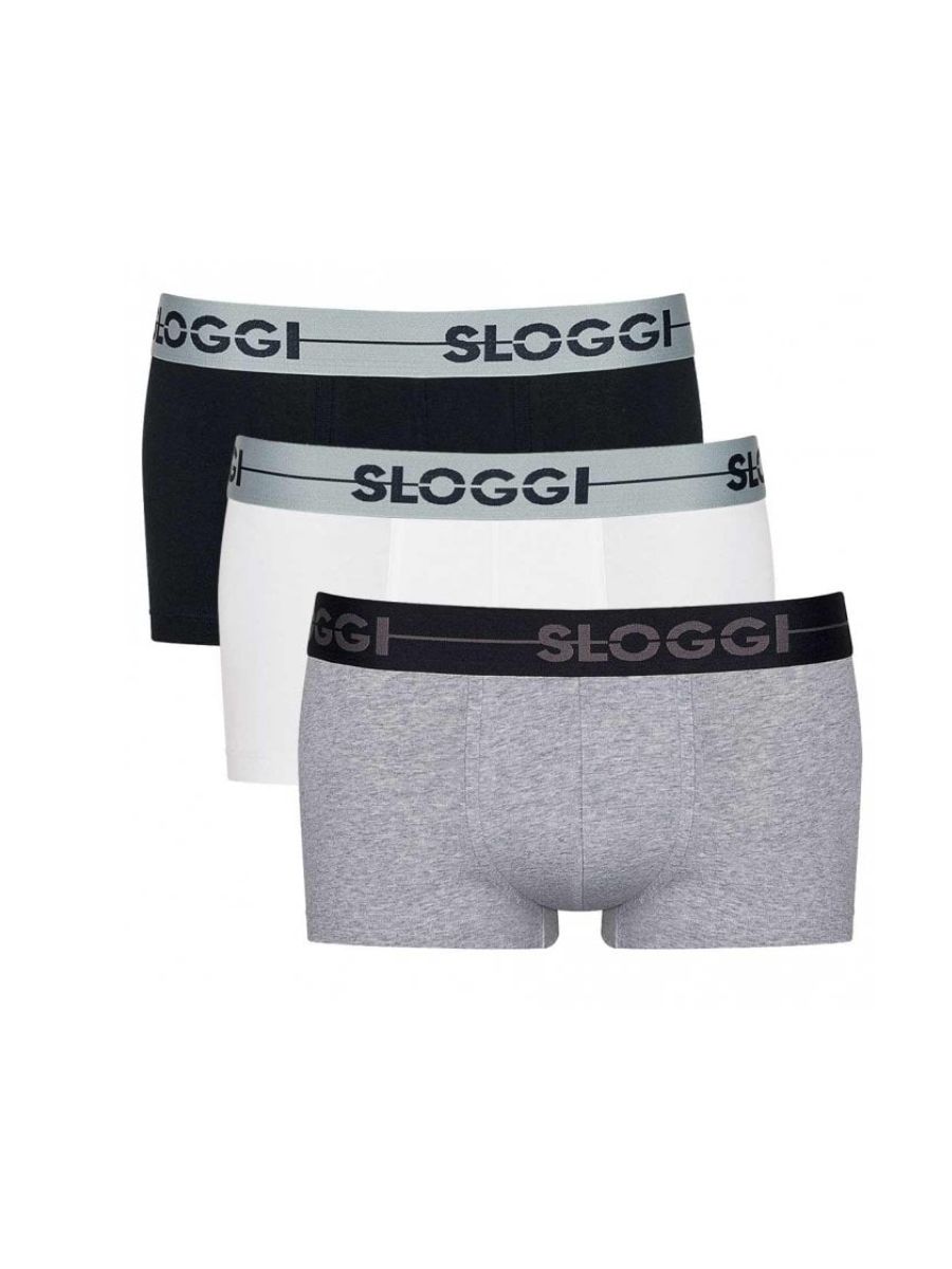 Sloggi Men Go Hipster C3P 3 Pack Hipster Briefs Grey Combination (M013 ...