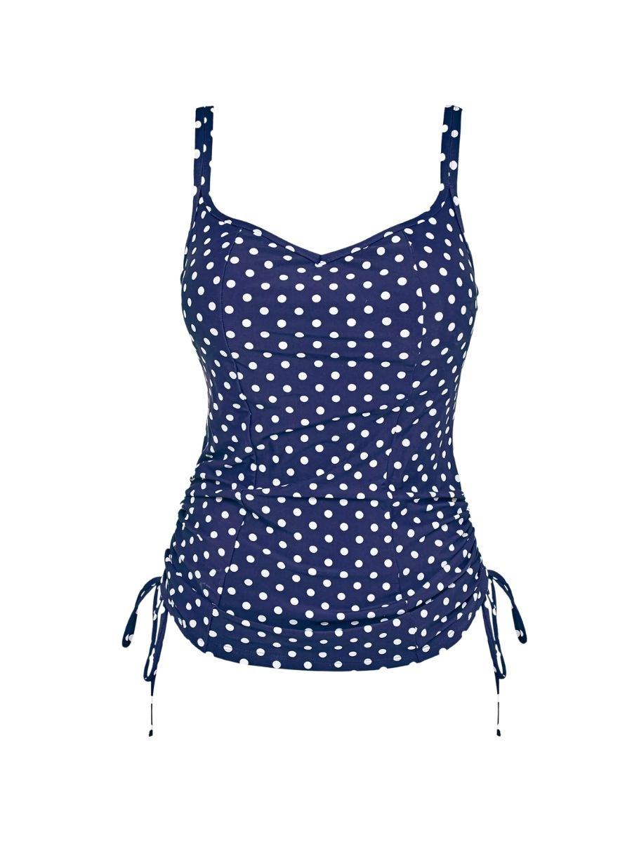 Panache Anya Spot Tankini Top Balconette Adjustable Side Tankini Polka ...