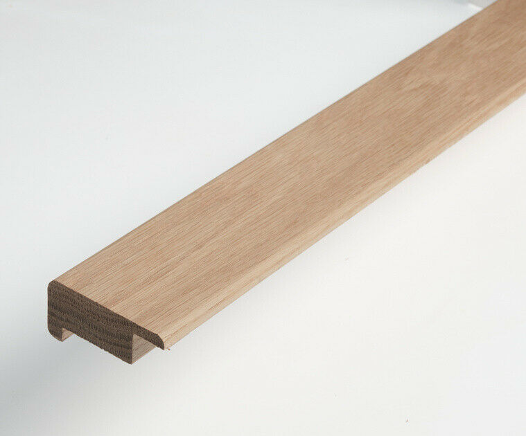 Solid Oak Stair Nosing Lip Over 15mm Depth 0.9m Long Various Colours ...