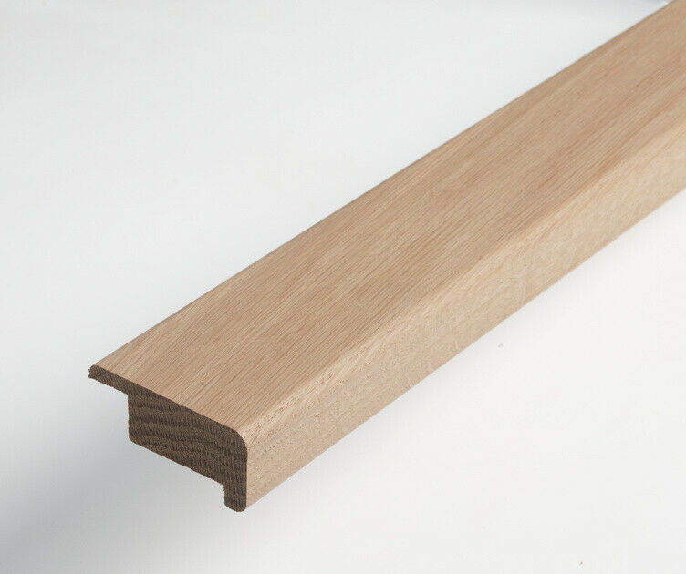 Solid Oak Stair Nosing Lip Over 15mm Depth 0.9m Long Various Colours ...
