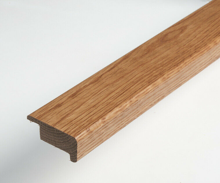 Solid Oak Stair Nosing Lip Over 15mm Depth 0.9m Long Various Colours ...