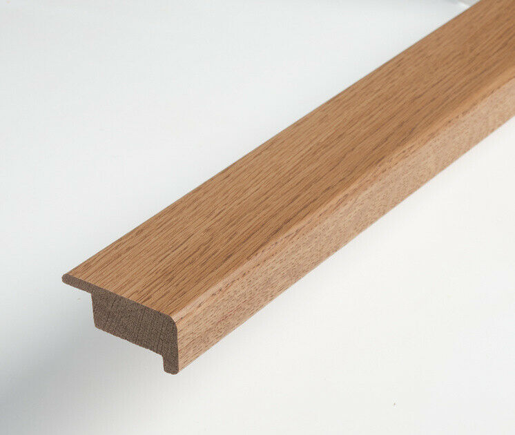 Solid Oak Stair Nosing Lip Over 15mm Depth 0.9m Long Various Colours ...