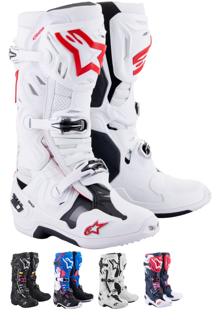 Alpinestars Tech 10 Supervented Motocross Boots for Dirt Bike, Offroad ...