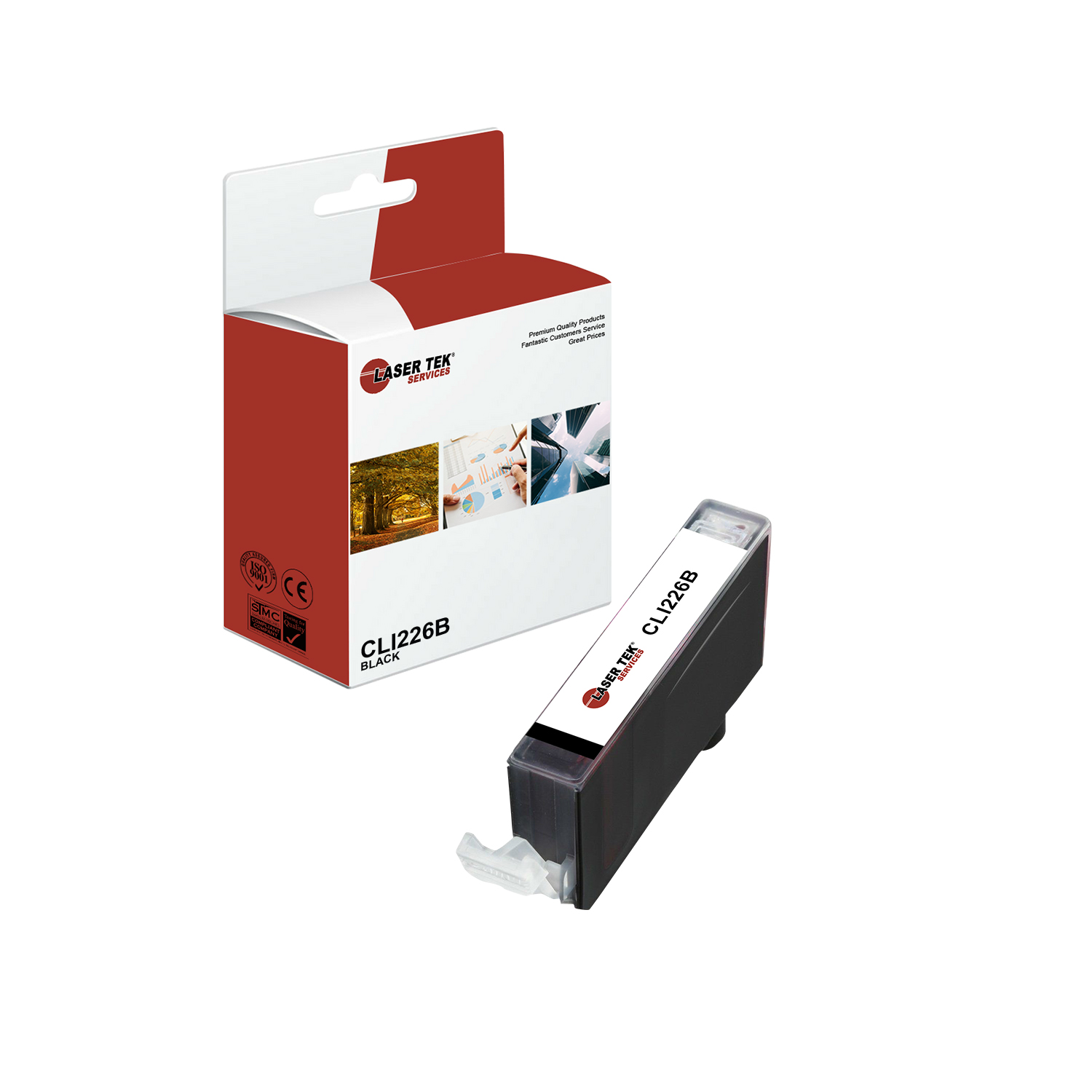 LTS CLI226B Black HY Compatible for Canon Pixma iP4820, iX6520, MG5120 ...