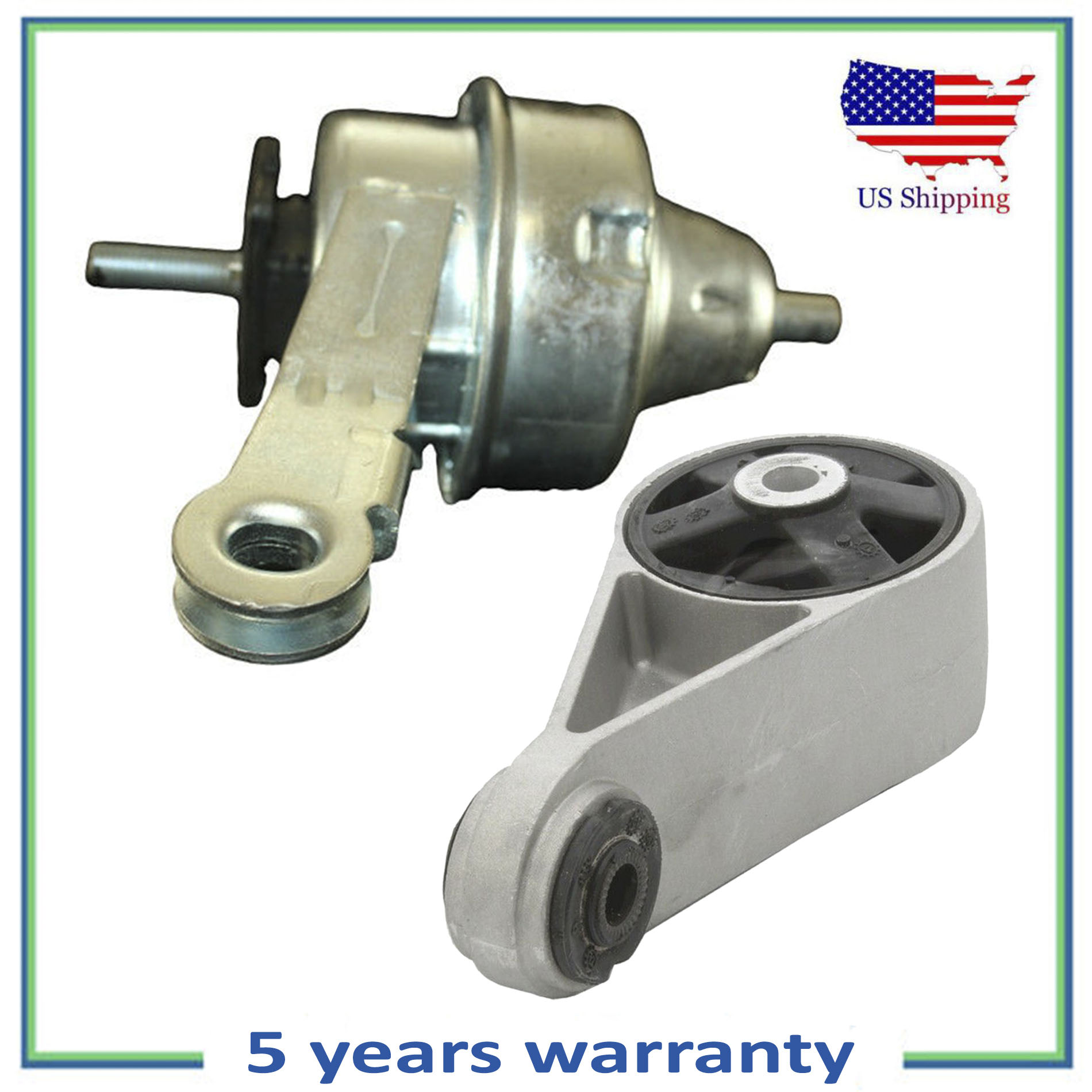 Set 2PCS Front Right & Rear Left Engine Motor Mount For 05-08 Mini ...