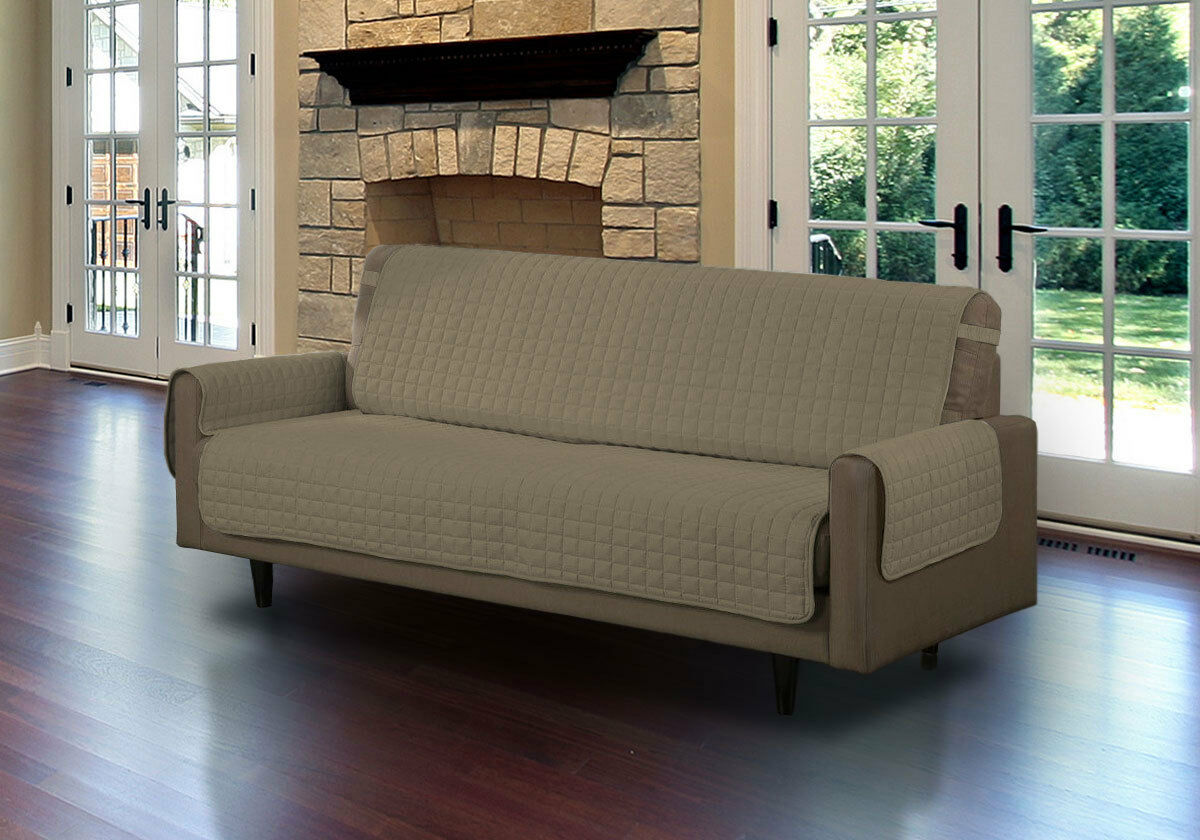 Quilted Microfiber Pet Dog Couch Sofa Furniture Protector Cover w ...
