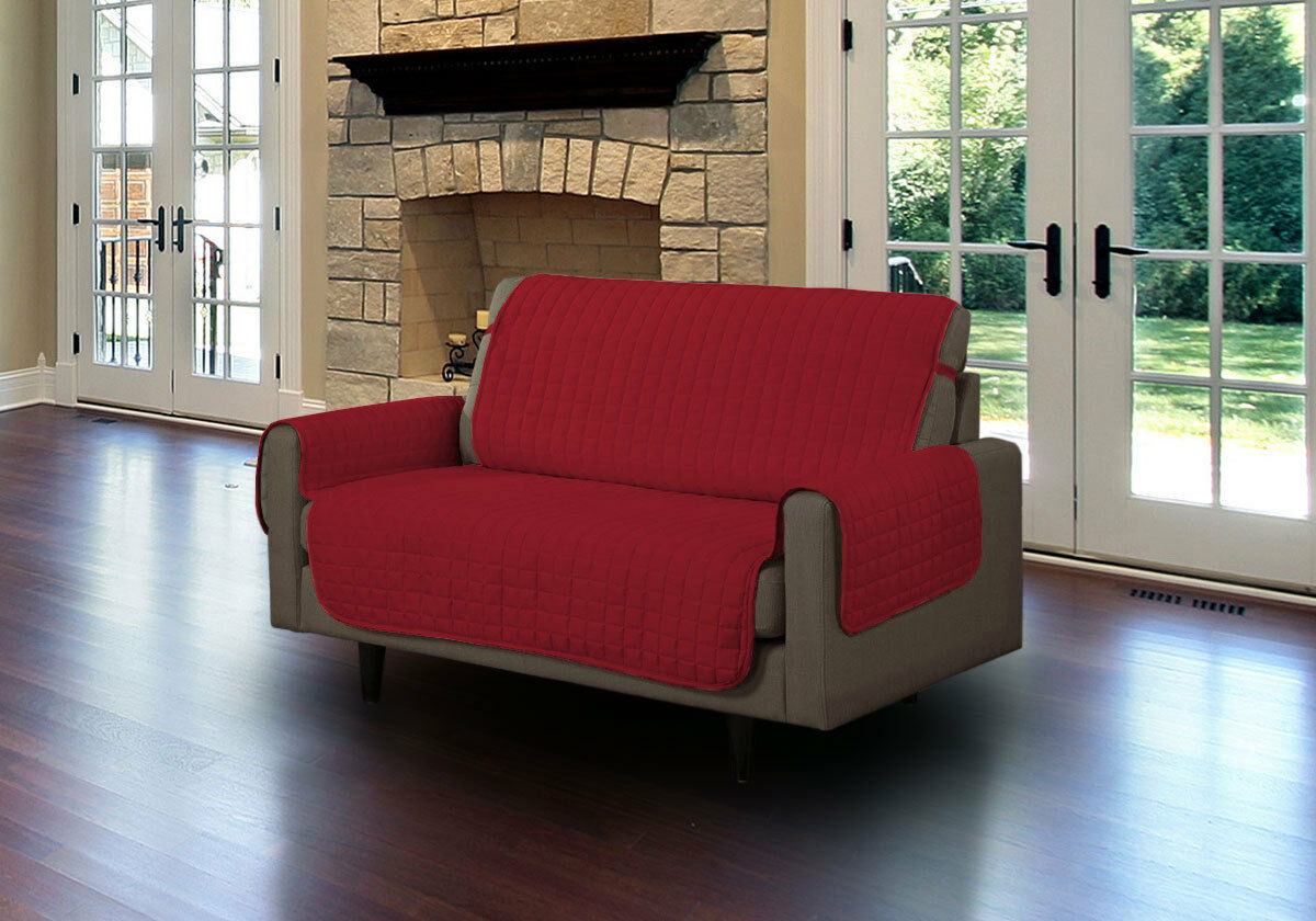 Quilted Microfiber Pet Dog Couch Sofa Furniture Protector Cover w ...