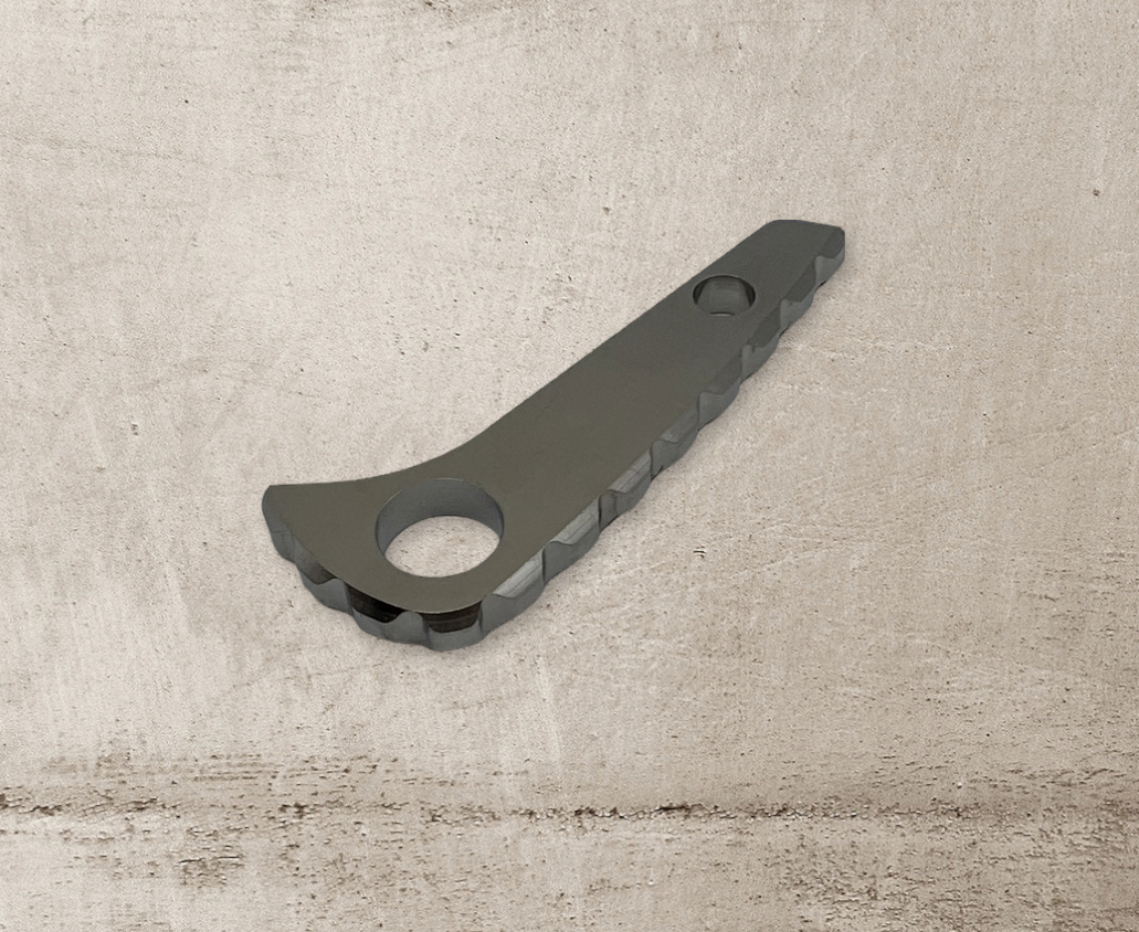 Titanium Backspacer for Spyderco Para Military 2 PM2 Spine Back Spacer ...