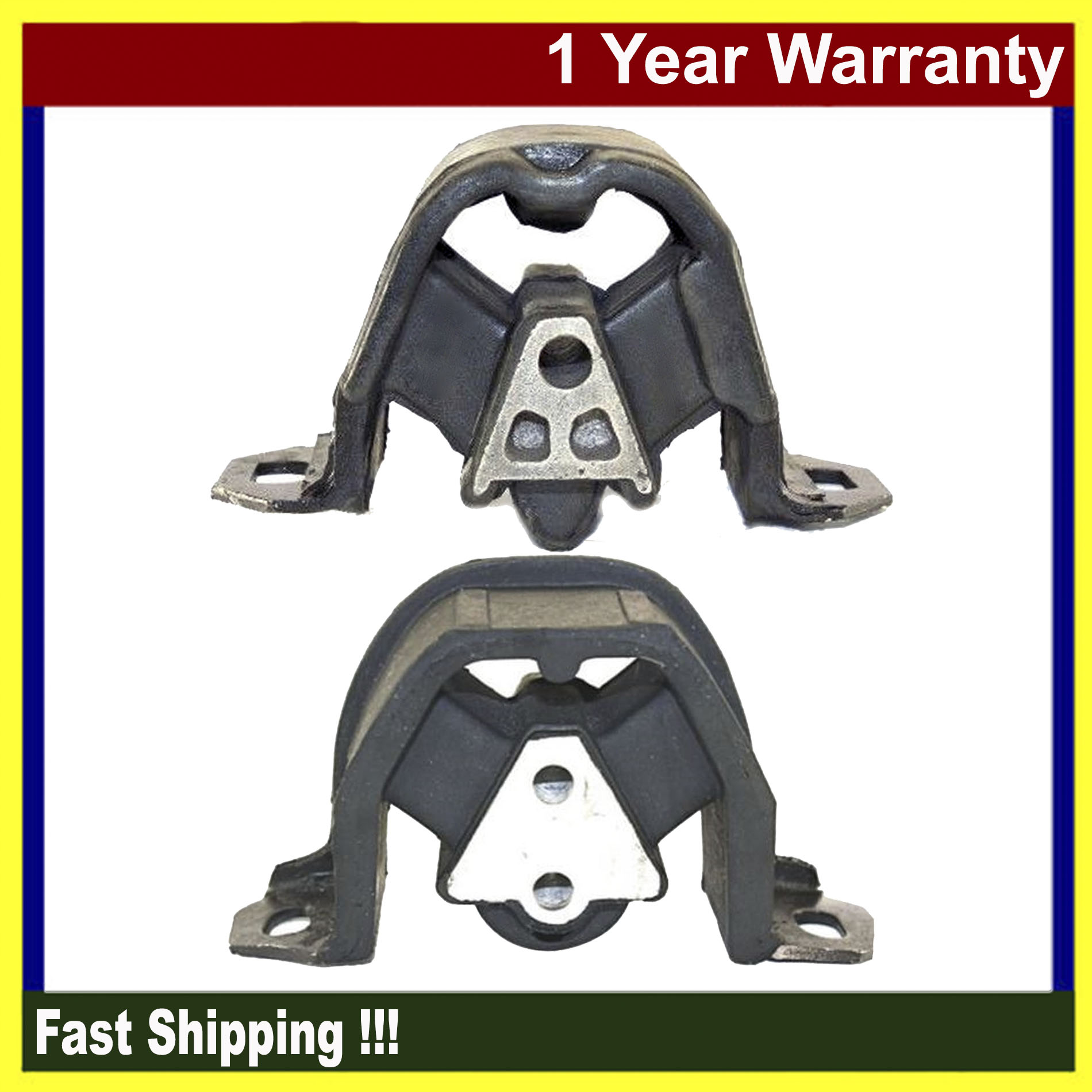 Motor & Trans Mount 2PCS 2657 2656 For 1999-2002 Daewoo Lanos 1.5L ...