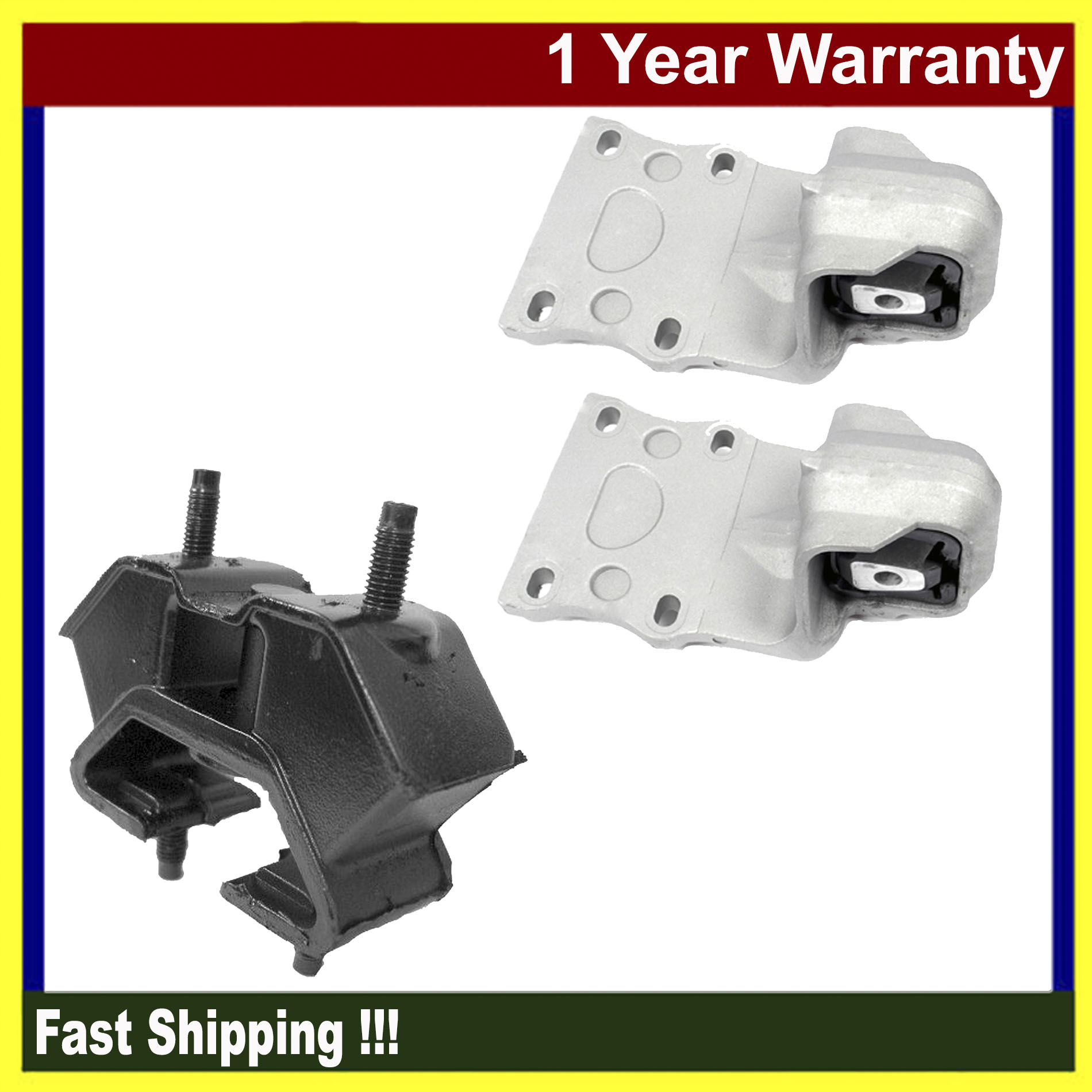 Engine Motor & Trans Mount Set 3PCS for Buick Rendezvous CX 3.6L AWD ...
