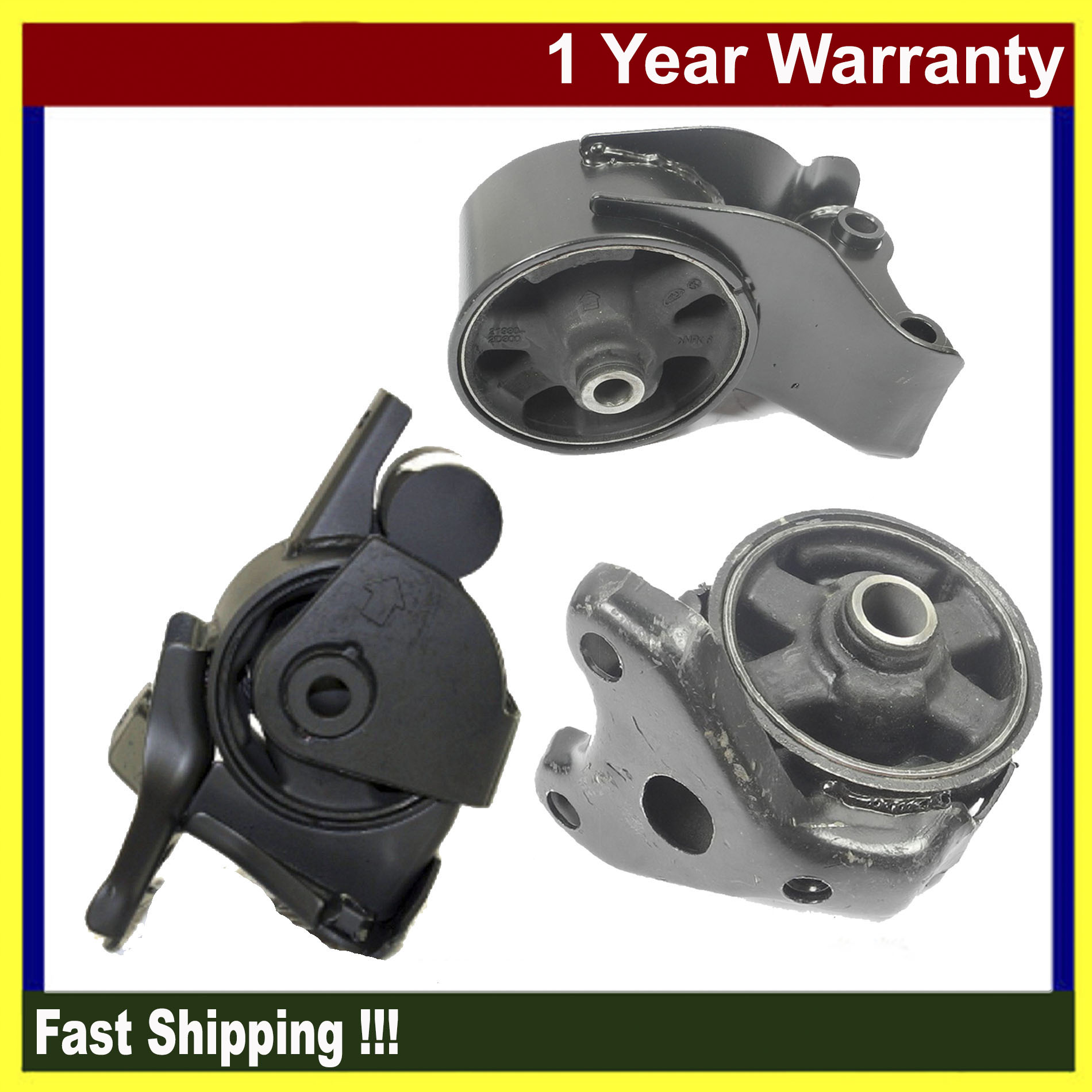 Engine Motor & Trans Mount 7118 7116 7172 For Hyundai Tiburon GS Coupe ...