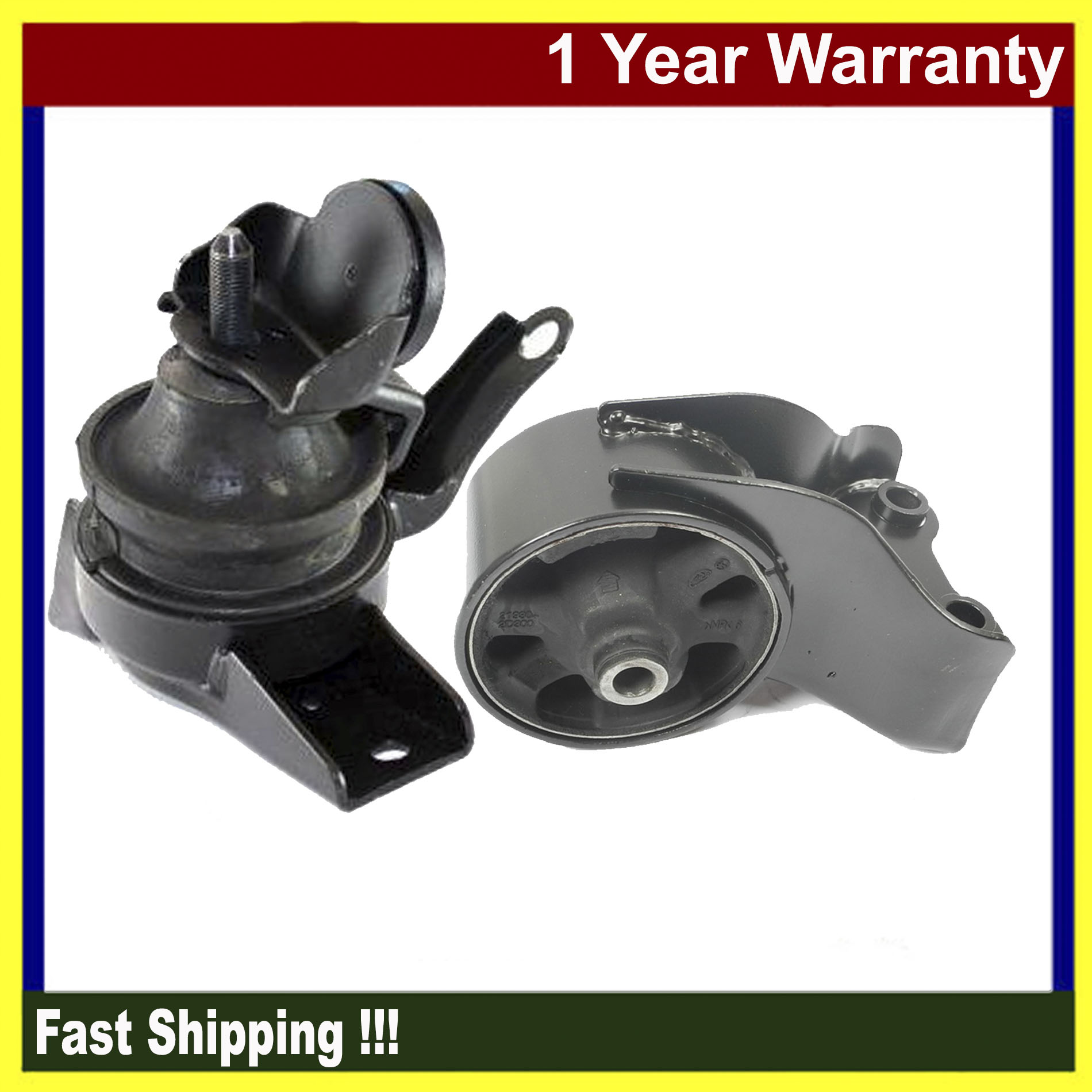 Engine Motor Mount Set 2PCS Fits 2006-2008 Hyundai Tiburon GS 2.0L FWD ...
