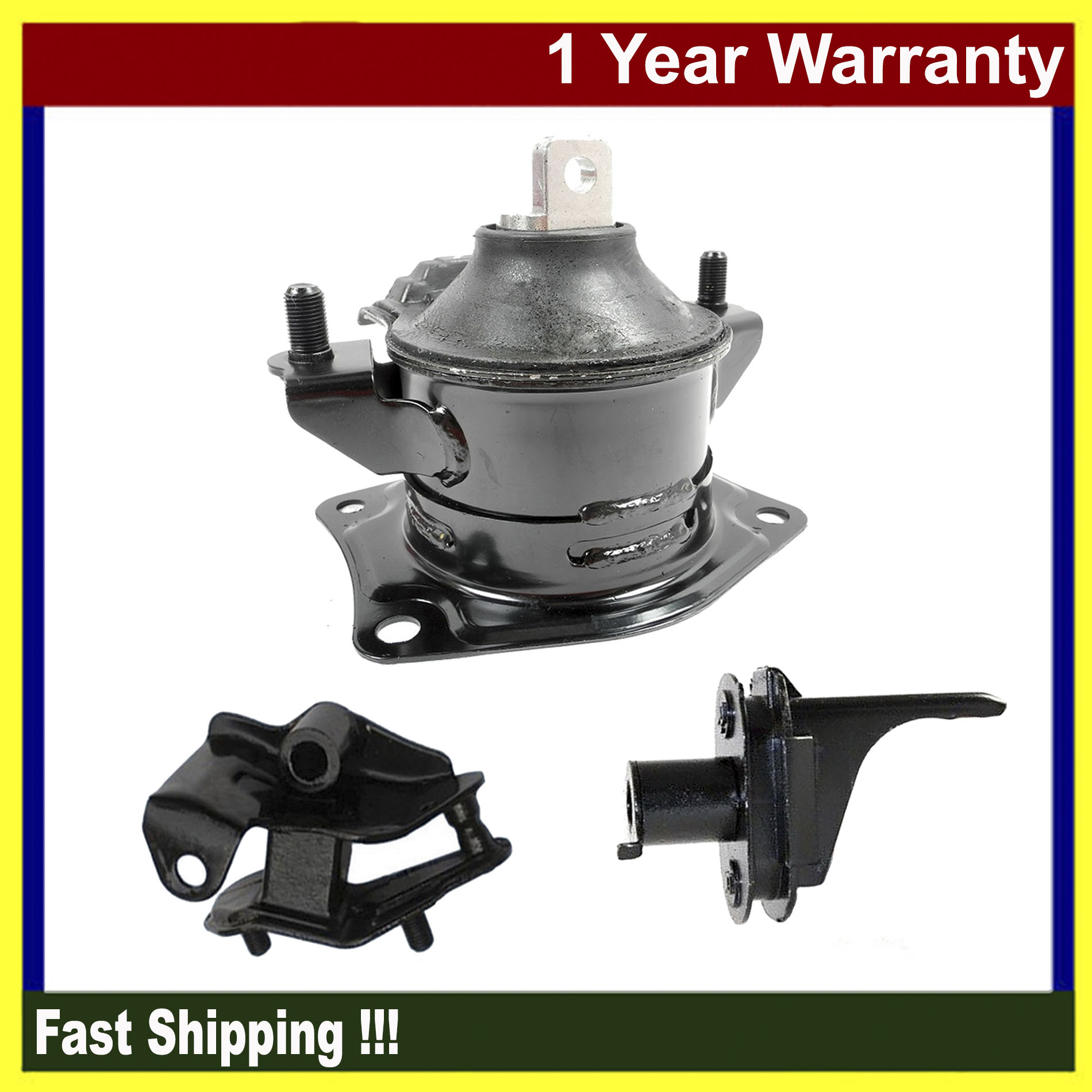 3PCS Set For Acura TSX 2.4L Engine Motor & Trans. Mount M3136 4591 4516 ...