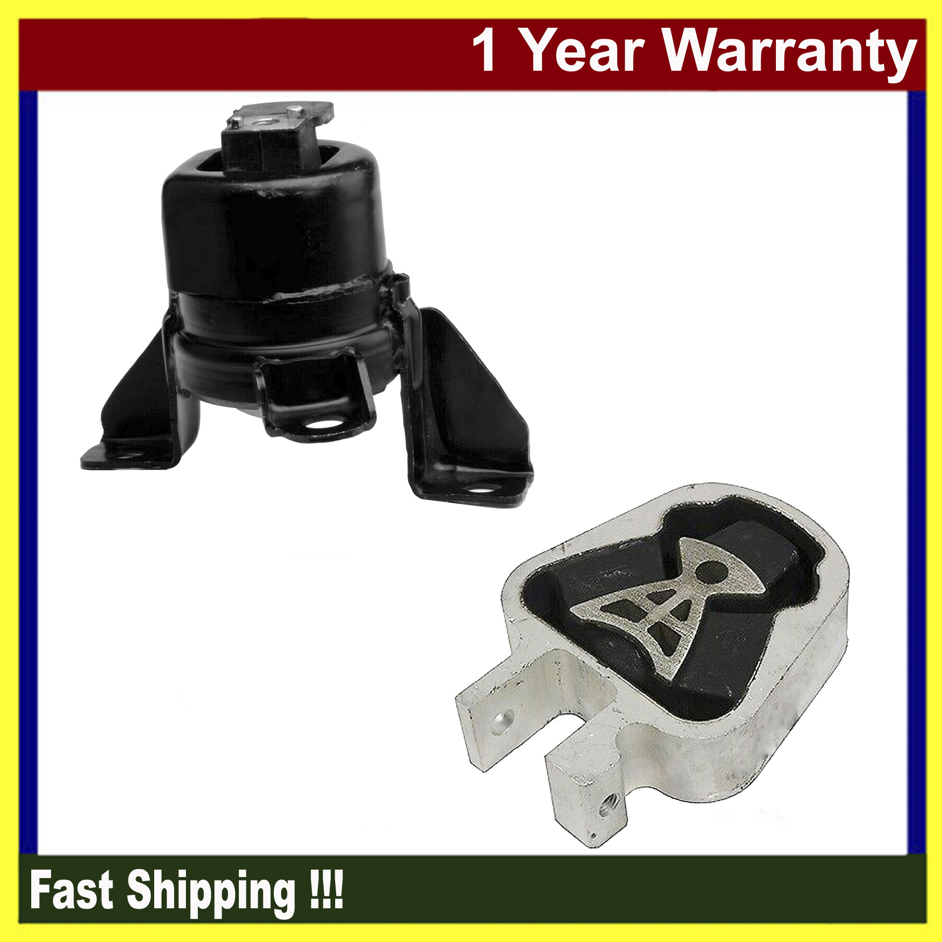 Engine Motor Mount Set For Ford Fusion 2013-2017 2.5L Front & Torque ...