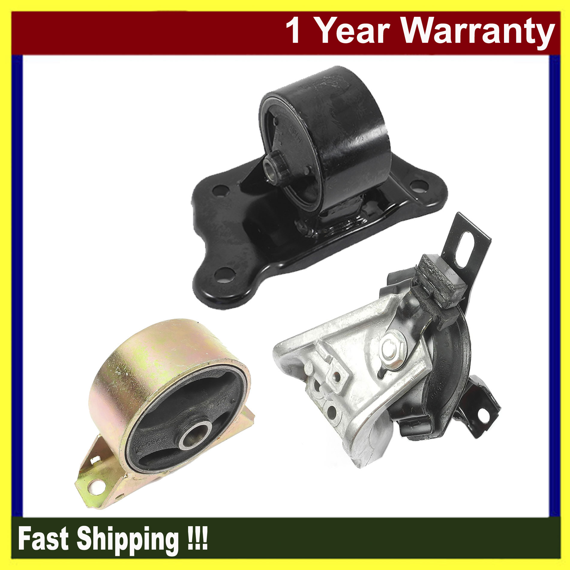 Engine Motor & Trans Mount For Mitsubishi Outlander 2.4L 2003-2006 AUTO ...