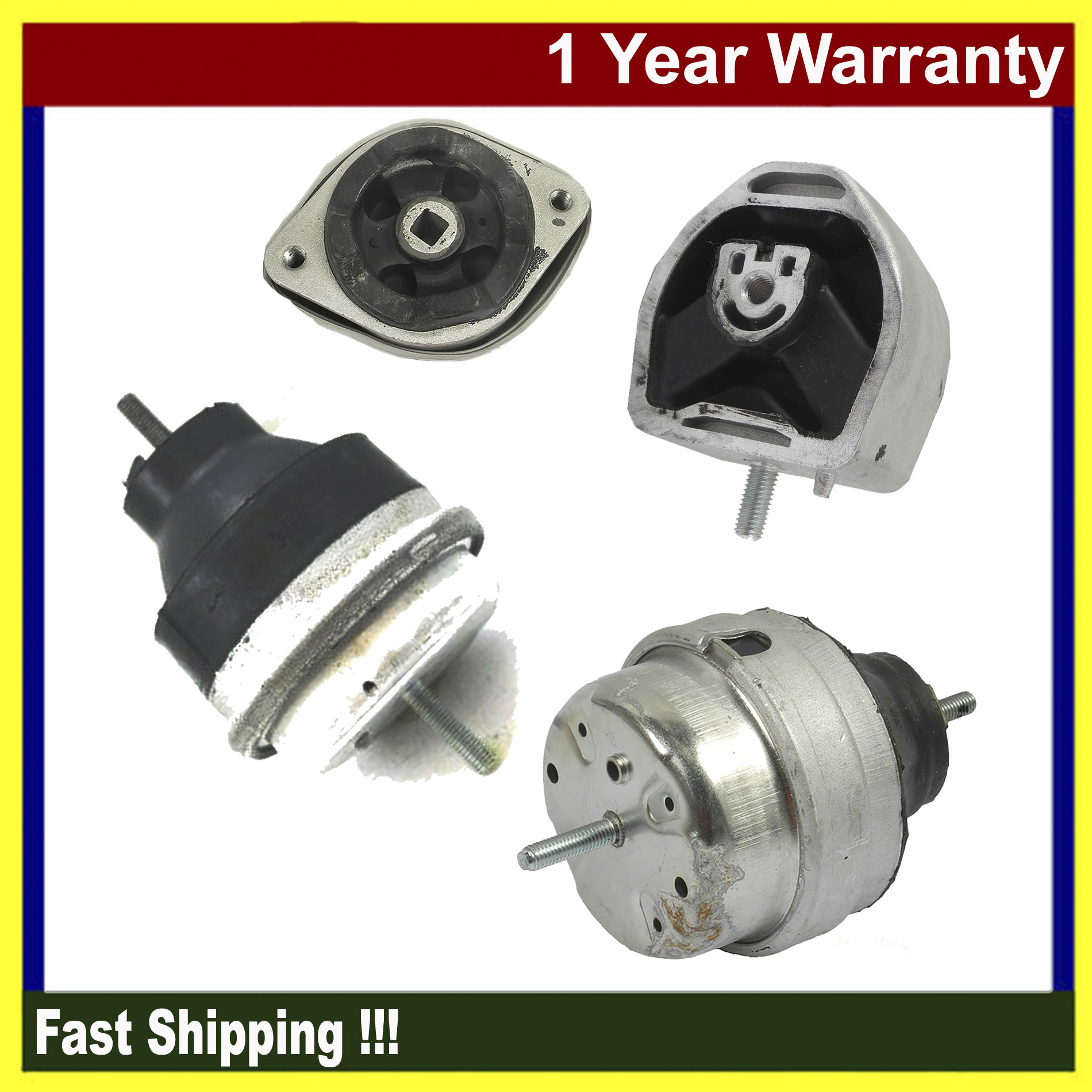Engine Motor & Trans Mount For Volkswagen Passat 2001-2005 1.8L Manual ...