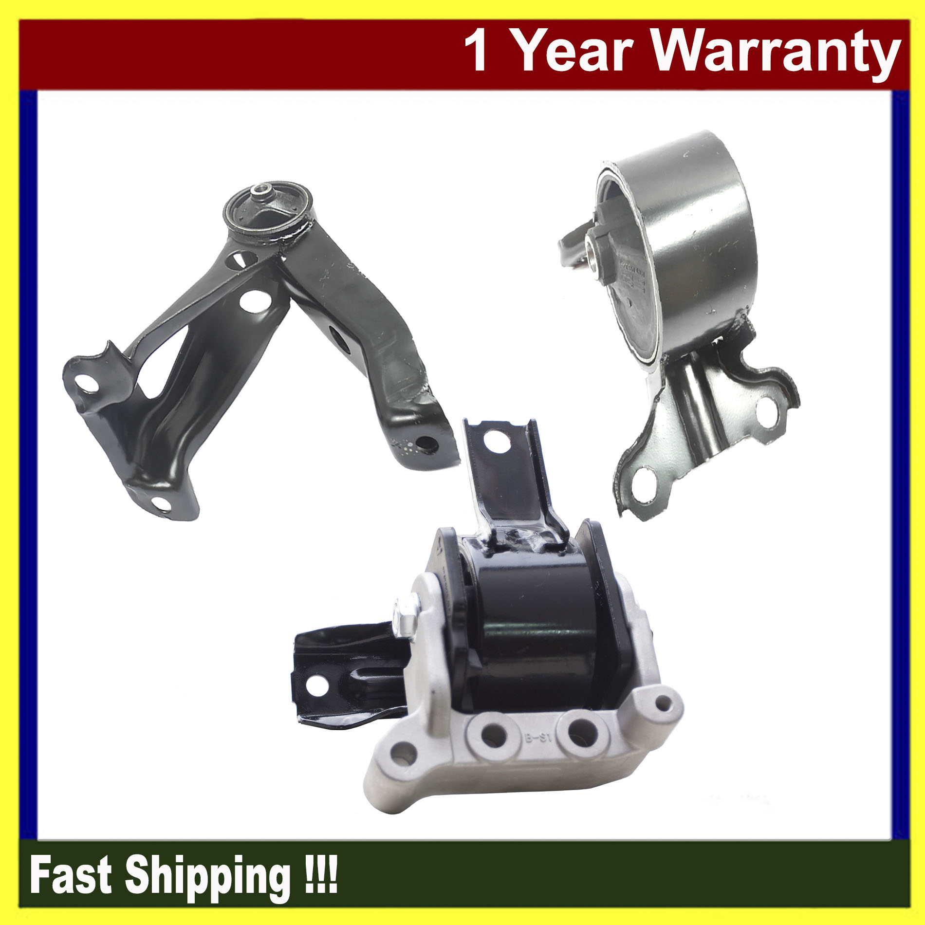Engine Motor & Trans Mount For Mitsubishi Outlander Sport 15-17 2.4L L4 ...