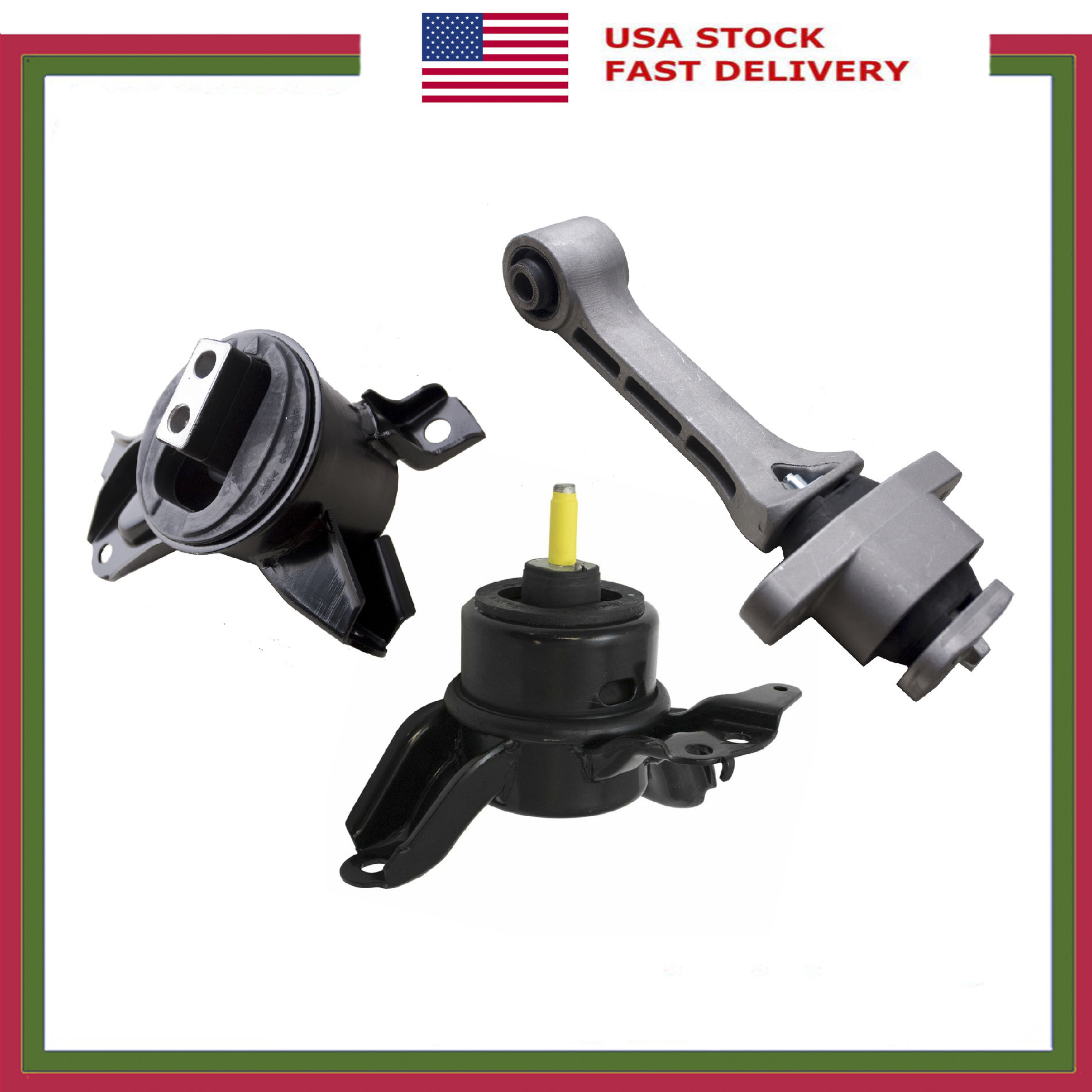 Lot de 3 pièces moteur et support de transmission pour Kia Optima 2.4L ...