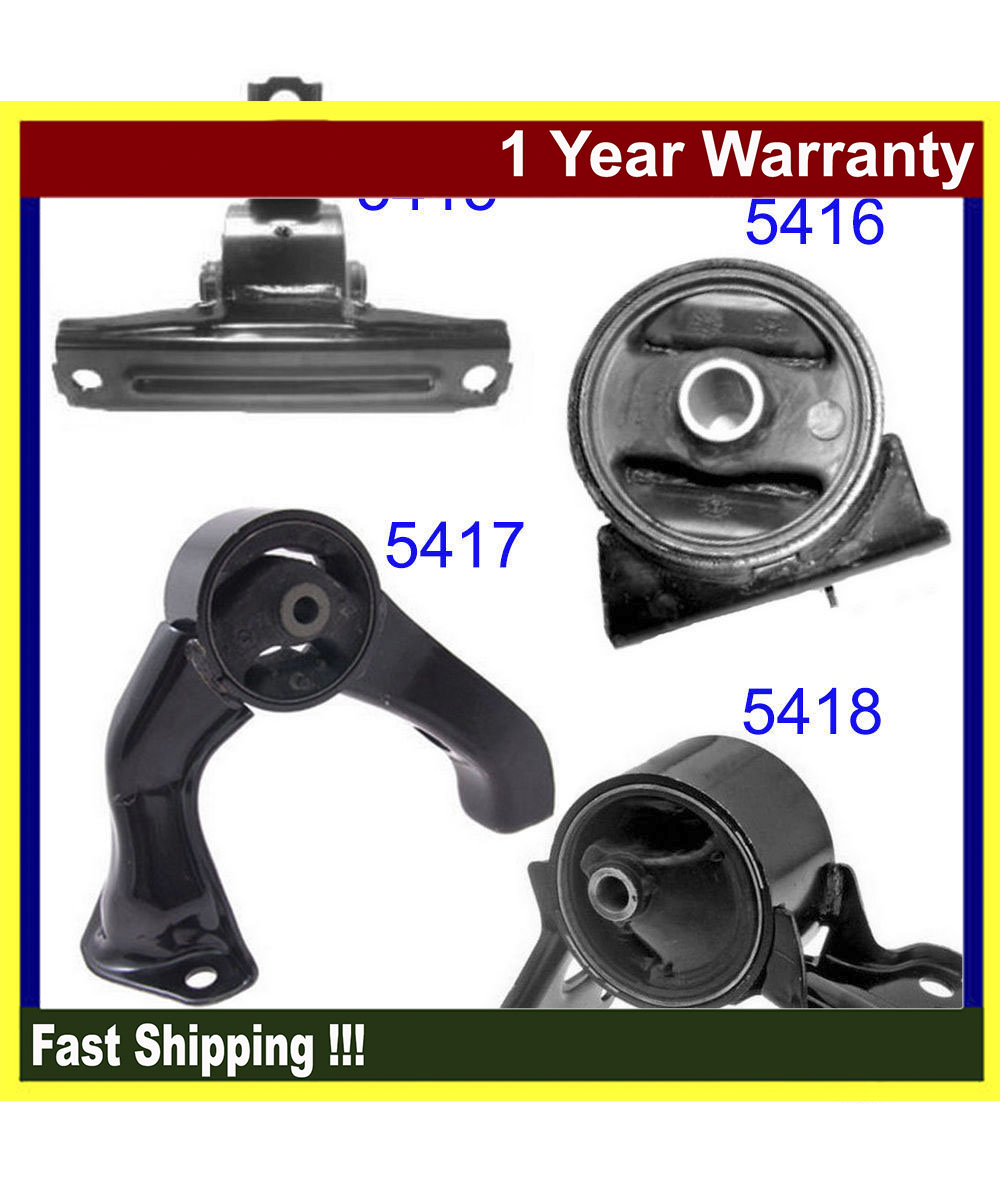 M758 Motor & Trans. Mount 4PCS 08-11 Mitsubishi Lancer 2.0L for Auto w ...