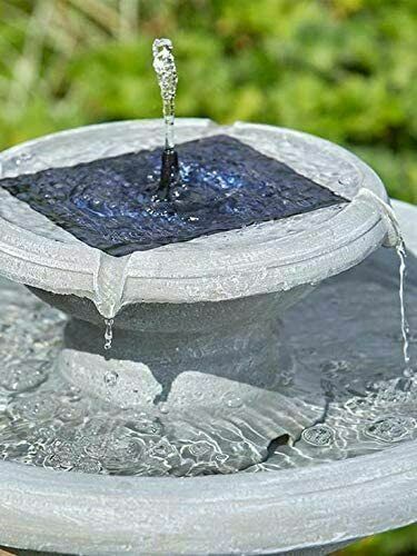 Solar Water Feature Garden Fountain Decorative Centrepiece Statue Decor ...