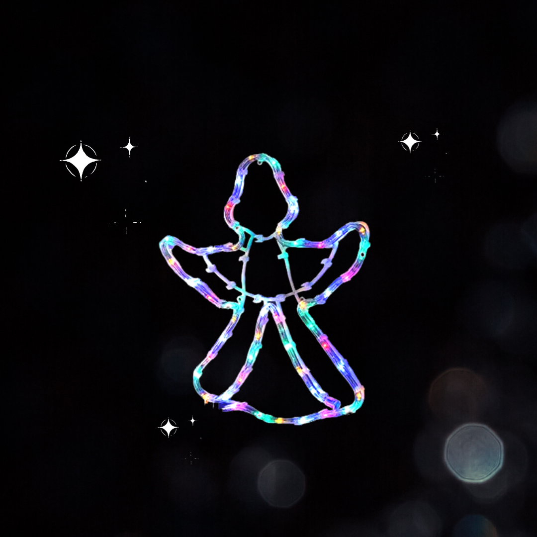 Christmas LED Rope Light Decoration Multi Colour Silhouette Indoor ...