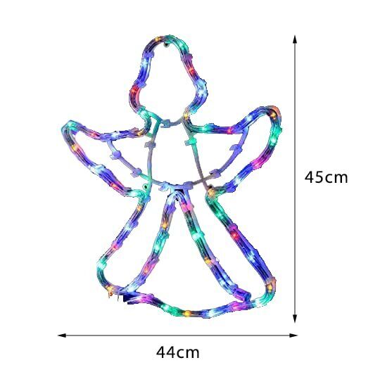 Christmas LED Rope Light Decoration Multi Colour Silhouette Indoor ...