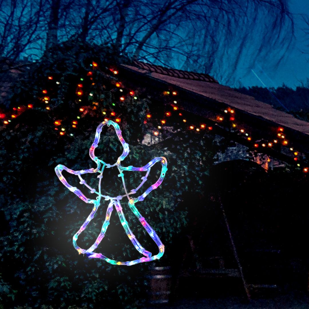 Christmas LED Rope Light Decoration Multi Colour Silhouette Indoor ...