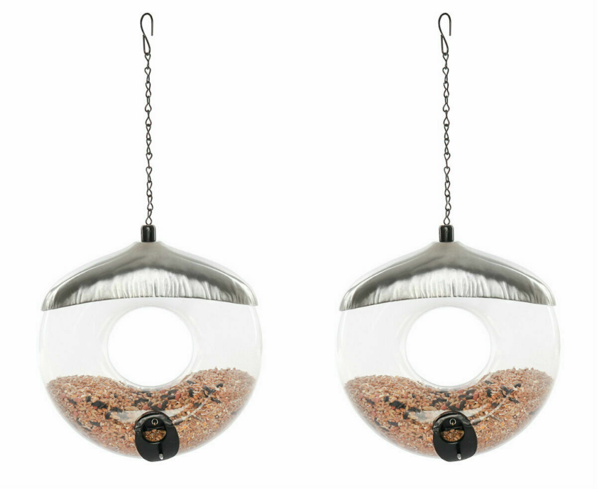 Donut Wild Bird Feeder with Seed High Energy Treats Hanging Garden ...