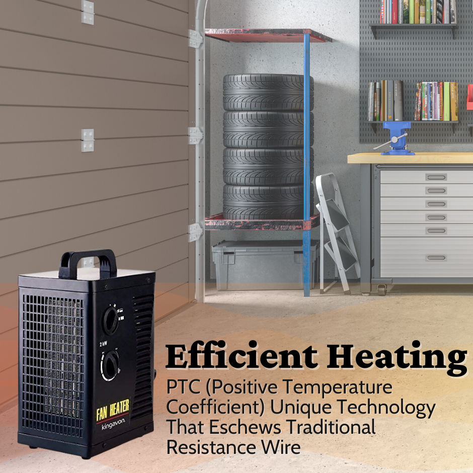 2Kw 3Kw Powerful Industrial Workshop Space Heaters Tilting Cylinder ...