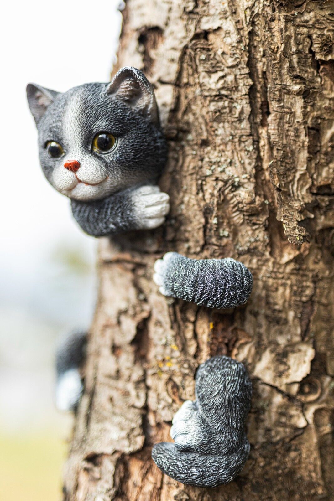 Garden Tree Peeker Ornaments Animal Branch Huggers Outdoor Decor ...